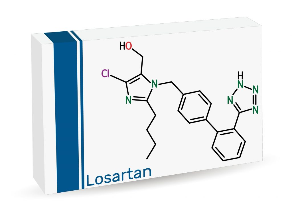 Losartan (ลอซาร์แทน) สรรพคุณ ข้อบ่งใช้ ผลข้างเคียง